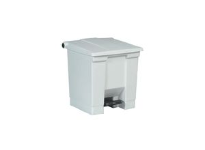 0086876057034 - Tretabfalleimer Industrie aus Polyethylen Volumen 30 l weiß ab 5 Stk Rubbermaid