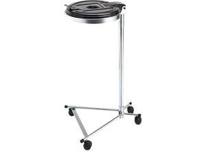 8594168470185 - Müllsackständer für Volumen 120 l 4-Rad-Fahrgestell verzinkt Kunststoffdeckel kaiserkraft