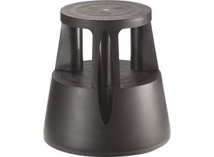 4260563725161 - Rollhocker aus bruchsicherem Kunststoff Tragfähigkeit 150 kg Höhe belastet 410 mm schwarz ab 10 Stk Twinco