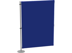 4061753278753 - eurokraft pro Akustik-Trennwand Textil Anbauelement BxT 1200 x 280 mm blau