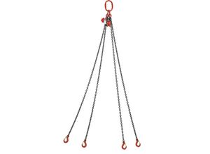 4061753072436 - Anschlagkette GK8 Tragfähigkeit 2360 kg Kettenstärke 6 mm mit Verkürzung Nutzlänge 2 m 4-strängig ab 2 Stk kaiserkraft
