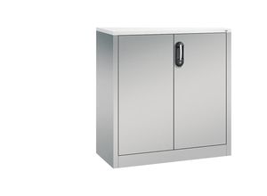 4055404471952 - ACURADO Akten-Sideboard 2 Ordnerhöhen HxBxT 1000 x 930 x 400 mm weißaluminium   weißaluminium