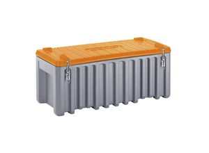 4052886328385 - Transport- und Pritschenbox CEMbox 250 Polyethylen 250 l L 1200 x B 600 x H 540 mm stapelbar grau orange