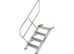 4031405932388 - Munk Günzburger Steigtechnik MUNK Treppe 45° inkl einen Handlauf 600mm Stufenbreite 4 Stufen