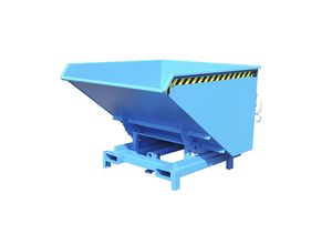 4052462027657 - eurokraft pro Schwerlast-Kippbehälter Volumen 17 m³ Traglast 4000 kg blau RAL 5012