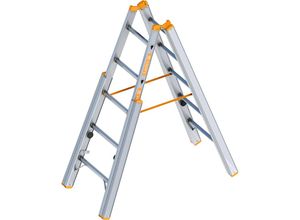 4035209219188 - Treppen-Stehleiter mit Niveauausgleich beidseitig begehbar 5 Sprossen ab 2 Stk Layher