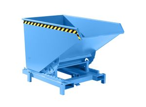 4052462027596 - eurokraft pro Schwerlast-Kippbehälter Volumen 12 m³ Traglast 4000 kg blau RAL 5012