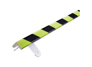 4251182806898 - SHG Knuffi® Eckschutz mit Montageschiene Typ E 1-m-Stück schwarz   fluoreszierend