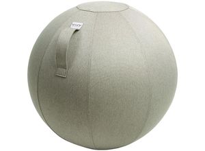 4260534590996 - VLUV LEIV Sitzball Stoffbezug in Canvas-Optik 600 - 650 mm steingrau