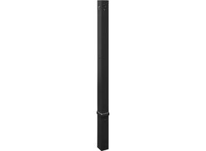 4061753096388 - Absperrpfosten 70 x 70 mm Eisenglimmer herausnehmbar mit Profilzylinder ohne Öse Schake