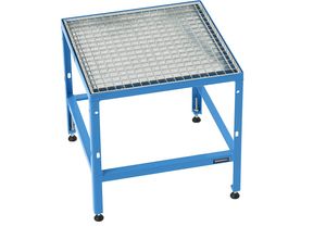 4054666009521 - eurokraft pro Plattform für Plattform-Modulsystem Plattformlänge 610 mm für 3 Stufen mit Gitterrosteinlage