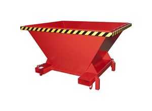 4052462029637 - SBT Befülltrichter Stahlblech Stützfüße Einfahrtaschen lackiert L 1320 x B 1710 x H 990 mm feuerrot RAL 3000