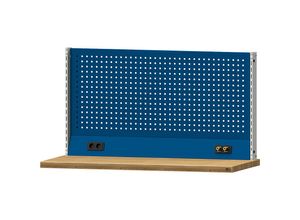 4014641216825 - Systemaufbau für elektrischen Arbeitstisch LIFT mit 2 Lochplatten Energiekanal für Breite 1500 mm ANKE
