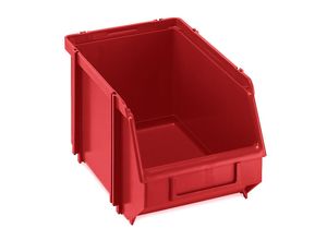 8005646200243 - Sichtlagerkasten selbsttragend LxBxH 234 x 147 x 129 mm VE 30 Stk rot VE 30 Stk