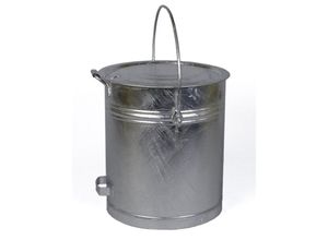 4040136201908 - Eimer mit Scharnierdeckel aus Stahlblech Volumen 40 l H x Ø 420 x 360 mm ab 5 Stk kaiserkraft