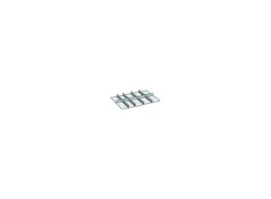 7612269039856 - LISTA Einteilungs-Set für Schubladenmaße 918 x 612 mm Aluminium 4 Schlitzwände 2 + 3 Trennbleche