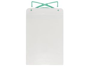 4250870300069 - Einstecktasche magnetisch mit Haken und Magnetstreifen für Papierformat DIN A4 HxB 310 x 220 mm Hochformat VE 25 Stk kaiserkraft