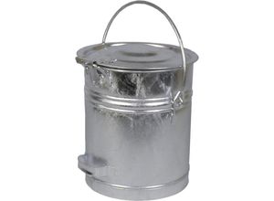 4040136201700 - Eimer mit Scharnierdeckel aus Stahlblech Volumen 20 l H x Ø 340 x 280 mm ab 5 Stk kaiserkraft