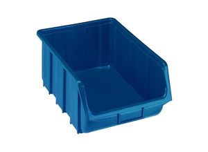 8005646250750 - Sichtlagerkasten aus Polypropylen LxBxH 505 x 333 x 187 mm blau VE 4 Stk