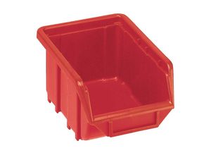 8005646250347 - Sichtlagerkasten aus Polypropylen LxBxH 168 x 111 x 76 mm VE 60 Stück rot VE 60 Stk kaiserkraft