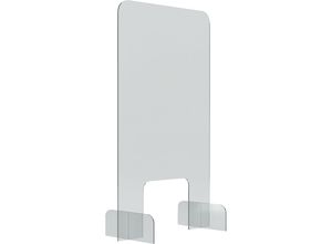 4013695062686 - Theken- und Tischaufsteller Acrylglas transparent 5 mm dick HxBxT 845 x 495 x 240 mm ab 5 Stk magnetoplan