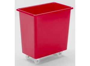 4250677900905 - Rechteckbehälter aus Polyethylen fahrbar Inhalt 135 l rot ab 5 Stk kaiserkraft