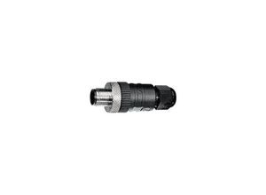 4013330049508 - Anschlussstecker Kabeldurchlass 6 - 8 mm 24 V A-kodiert Waldmann