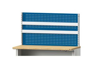 4014641243418 - Systemaufbau für elektrischen Arbeitstisch LIFT mit 2 Lochplatten 2 Halteschienen für Breite 1500 mm ANKE