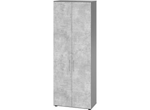 4032062184561 - HAMMERBACHER Aktenschrank 968T6 V968T6 G M BS grafit beton 5 Fachböden 800 x 420 x 2156 cm