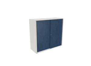 0089336799987 - Schiebetürenschrank NEOTEX mit Akustik-Front HxBxT 1150 x 1200 x 440 mm Front atlantikblau