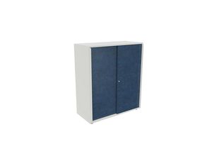 0089336799864 - Schiebetürenschrank NEOTEX mit Akustik-Front HxBxT 1150 x 1000 x 440 mm Front atlantikblau