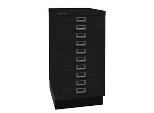 5020073737516 - BISLEY MultiDrawer™ 29er Serie mit Sockel DIN A3 10 Schubladen schwarz