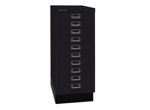 5020073736458 - Schubladenschrank MultiDrawer? 29er Serie L2910S833 Stahl 10 Schubladen (Vollauszug) A4 278 x 67 x 38 cm mit Sockel sch 5