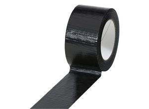 4260270821521 - Gewebeband in verschiedenen Farben VE 18 Rollen schwarz Bandbreite 50 mm