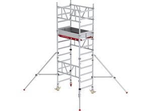 8711563206502 - Altrex Schnellbau-Fahrgerüst MiTOWER Standard Holzplattform LxB 1200 x 750 mm Arbeitshöhe 4 m