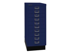 5020073736687 - Schubladenschrank MultiDrawer? 29er Serie L2910S839 Stahl 10 Schubladen (Vollauszug) A4 278 x 67 x 38 cm mit Sockel bla 5