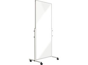 8712752109468 - Mobile Trennwand aus Acrylglas mit 4 Lenkrollen inkl Feststellern HxBxT 1900 x 850 x 500 mm