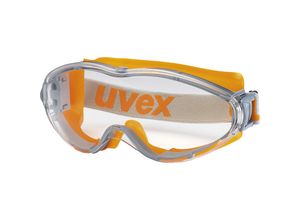 4031101188065 - - Vollsichtbrille ultrasonic supravision excellence orange-grau-klar geeignet für Brillenträger - mit Seitenschutz Schutzbrille