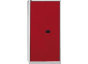 5020073829600 - Garderobenschrank Universal E782AAG506 Stahl abschließbar 5 OH 914 x 195 x 40 cm rot lichtgrau 5020073829600 Bisley