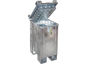 4052462062887 - eurokraft pro Akku-Lagerbehälter für Lithium-Ionen-Batterien -Akkus Volumen 30 l LxBxH 400 x 600 x 750 mm ab 2 Stk