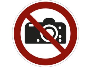 4061466042924 - Verbotszeichen Feuer offenes Licht und Rauchen verboten VE 10 Stk Folie Ø 100 mm