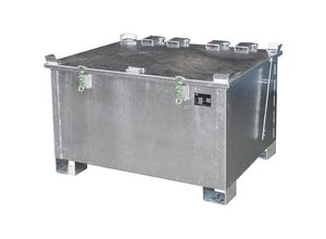 4052462062900 - eurokraft pro Akku-Lagerbehälter für Lithium-Ionen-Batterien -Akkus Volumen 280 l LxBxH 1000 x 1200 x 750 mm ab 2 Stk