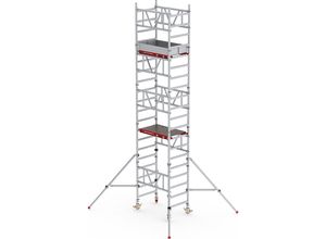 8711563206526 - Altrex Schnellbau-Fahrgerüst MiTOWER Standard Holzplattform LxB 1200 x 750 mm Arbeitshöhe 6 m