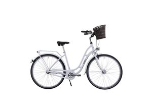 4260471753645 - City Classic Joy White - Damenfahrrad 28“ - Perfektes Stadtfahrrad I Leichtes Damen Fahrrad mit Shimano 3-Gang Nabenschaltung