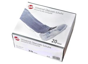 4005781251944 - PE-Überziehschuhe CleanGo weiß VE 5 Boxen à 20 Stück Einheitsgröße