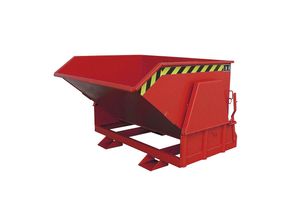 4052462003231 - eurokraft pro Kippbehälter Standard-Bauhöhe ohne Fahrwerk Volumen 10 m³ lackiert rot RAL 3000