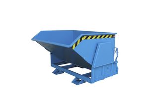 4052462003095 - eurokraft pro Kippbehälter Standard-Bauhöhe ohne Fahrwerk Volumen 08 m³ lackiert blau RAL 5012