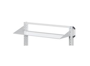 4014641200015 - Ablageboden neigungsverstellbar Einhängewinkel nach oben Breite 1250 mm Tiefe 250 mm grau