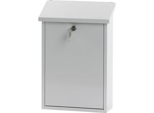 8713631024896 - V-PART Toledon Briefkasten Weiß Verzinkter Stahl 27 x 12 x 40 cm