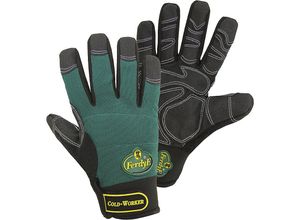 4005781199031 - Ferdyf 1990 Mechanics Cold Worker 1990-10 Clarino-Kunstleder Montagehandschuh Groeße (Handschuhe) 10 Schwarz Blau Xl